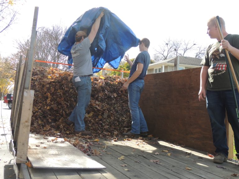 Leaf raking tradition continues - Greene County News Online